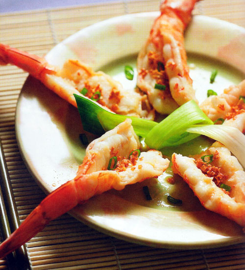 Shanghai Garlic Steamed Prawns Recipe – Asian Recipes and Cooking Guide